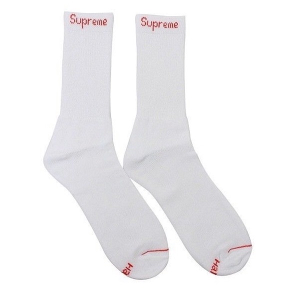 Supreme | Underwear & Socks | Supreme Hanes Crew Socks Pair Brand New ...